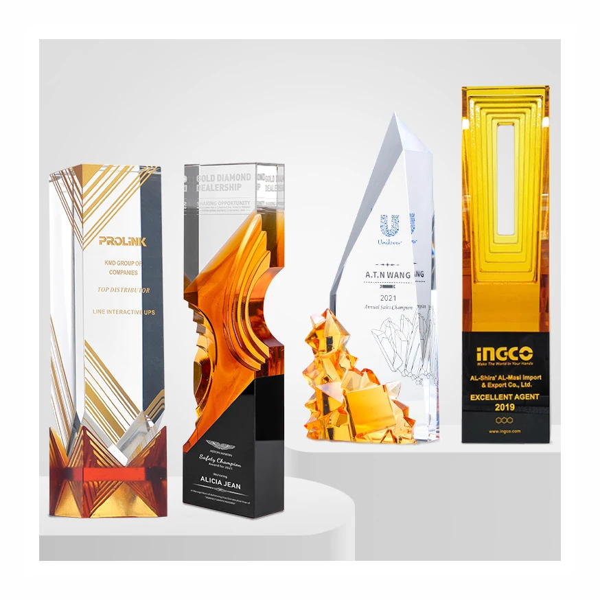 Jadevertu new award trophy liuli patent trophy for corporate gift ...