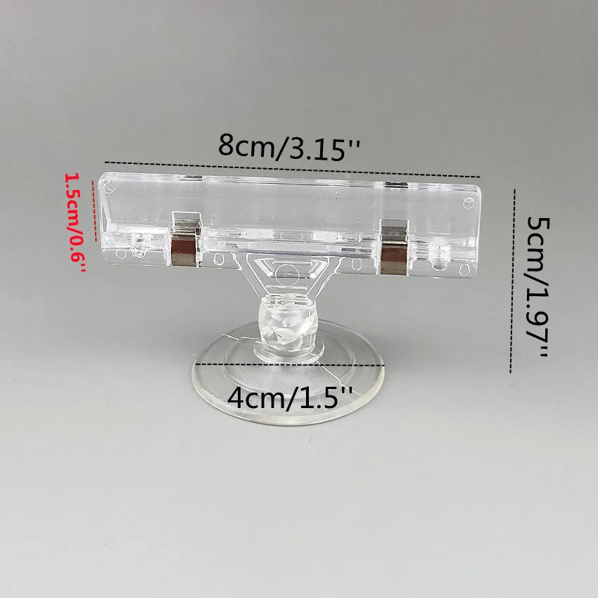 Top Holder Wide 8cm Strong Suction Sucher Cup Base Plastic Pop Sign ...