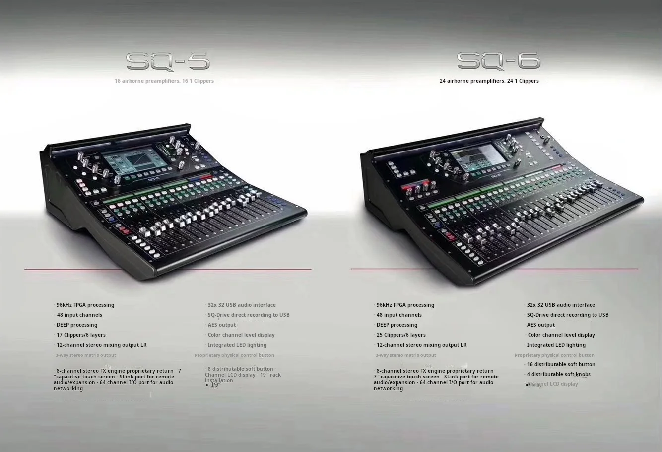 Allen&heath Sq5 Digital Mixing Station,Live Broadcast Room,Report Hall ...