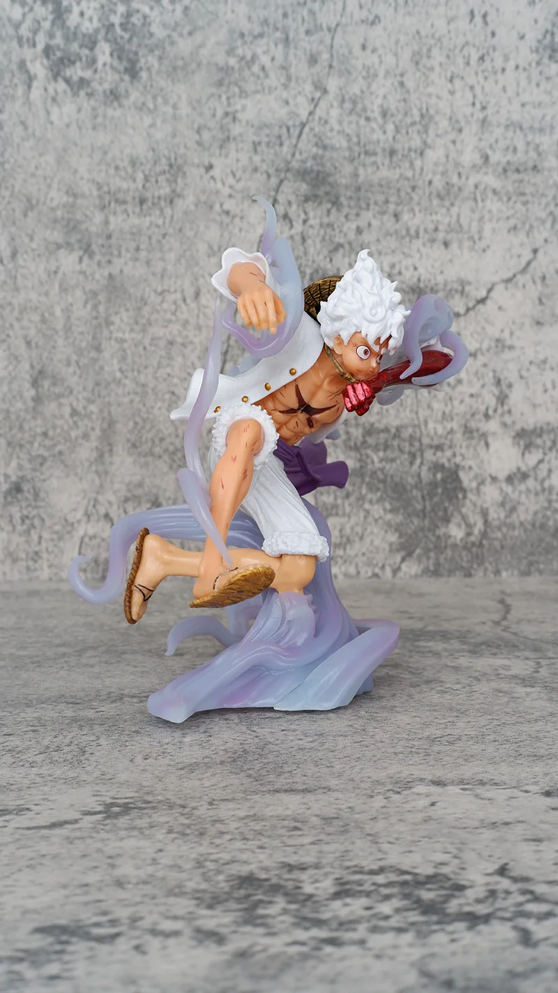 20cm One Pieced Luffy Figures Sun God Monkey D Luffy Gear 5 Blow Air ...