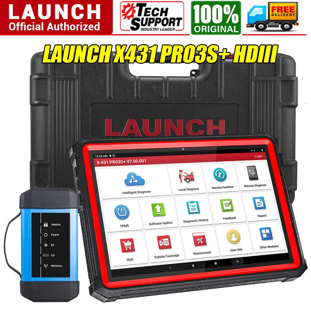 Launch X431 Pro3s+ And X-prog 3 Car Key Programming Tools Diagnostic ...
