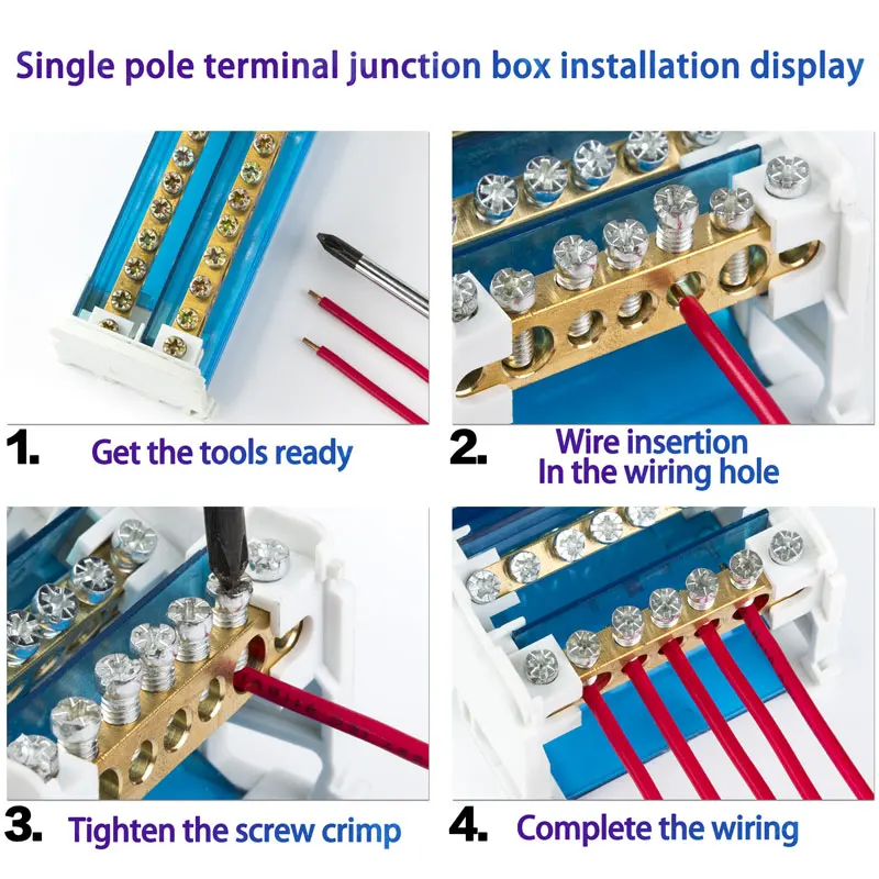 High Quality British Guide Rail Terminal Block Modular Junction Box ...