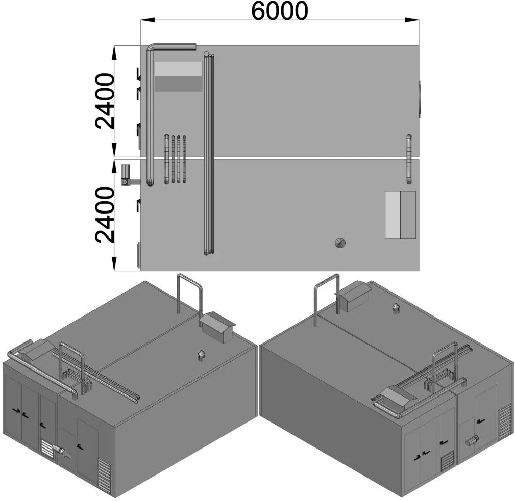 Anaerobic Fermentation Container Tank Biogas Plant Project