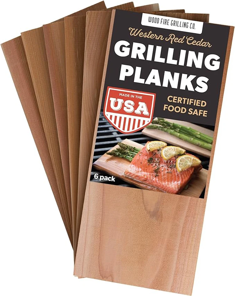 Western Red Cedar Wood Grill Plank Bbq Plank 10x80x180mm - Buy Western ...