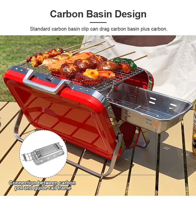 Outdoor Kitchen Barbecue Draagbare Bbq Grill Tragbarer Grill Outdoor ...