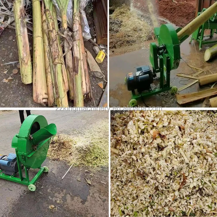 Banana Leaf Banana Tree Shredder - Efficient Animal Feed