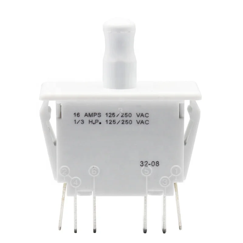 Push-pull 6 PIN Interlock Double Way Door Closing Switch