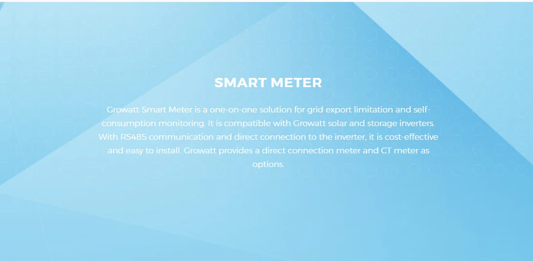 Growatt TPM-CT-E Meter SDM630-MODBUS for Three Phase Inverters