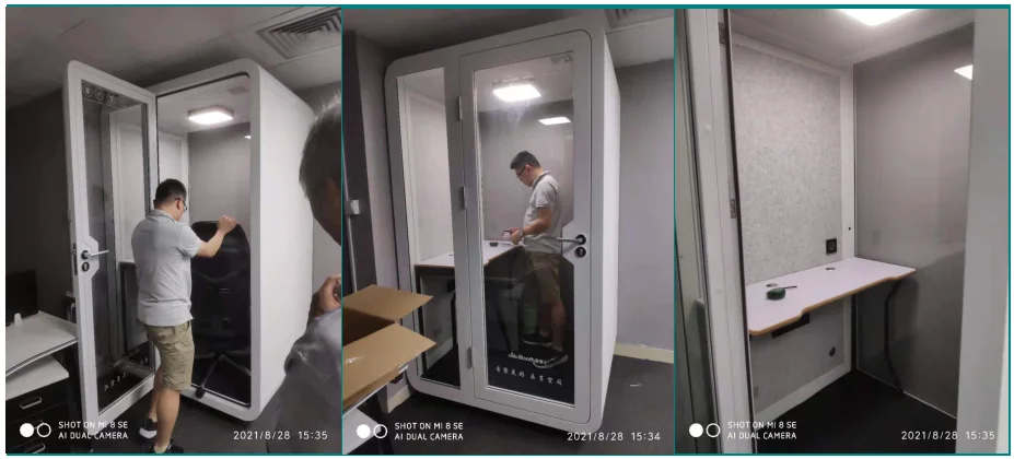 Soundproof Booth Acoustic Room Mini Telephone Box Dj Broadcasting ...