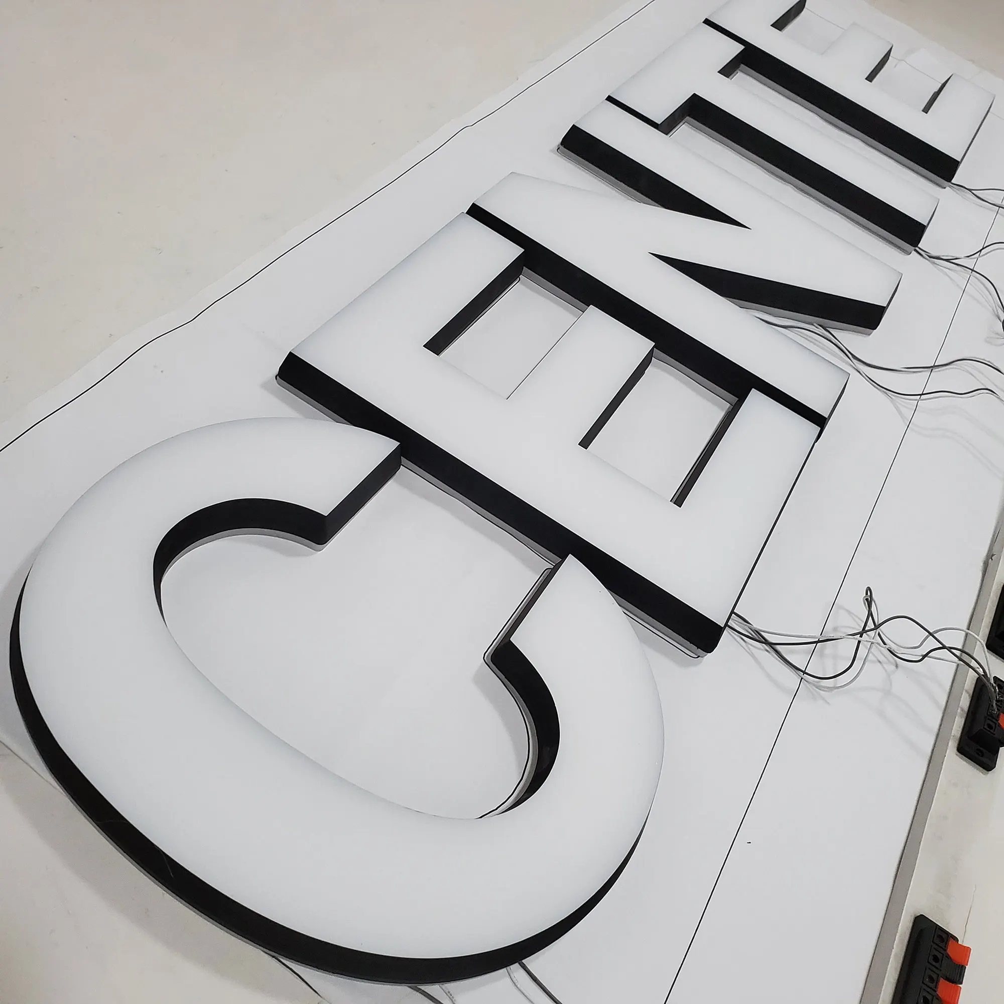 Custom 3d Sign Board Restaurant Sign Free Design Acrylic Channel ...