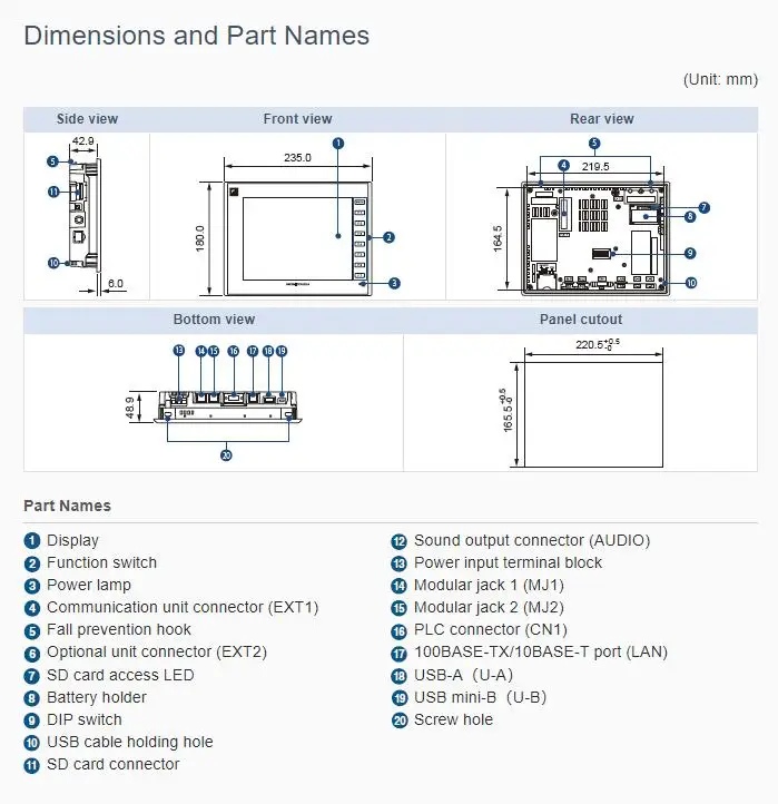 Fuji Hmi Human Machine Interface V9080icd Touch Panel - Buy Fuji Hmi ...