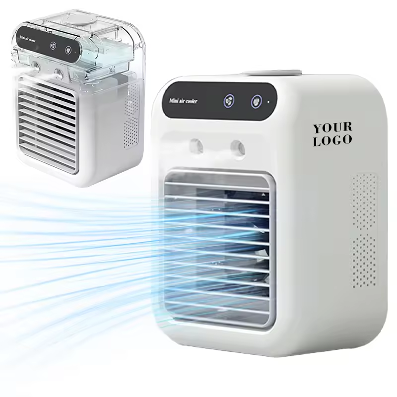 Evaporative Air Cooler with 2 Wind Speed & Spray mode Portable AC Units ...