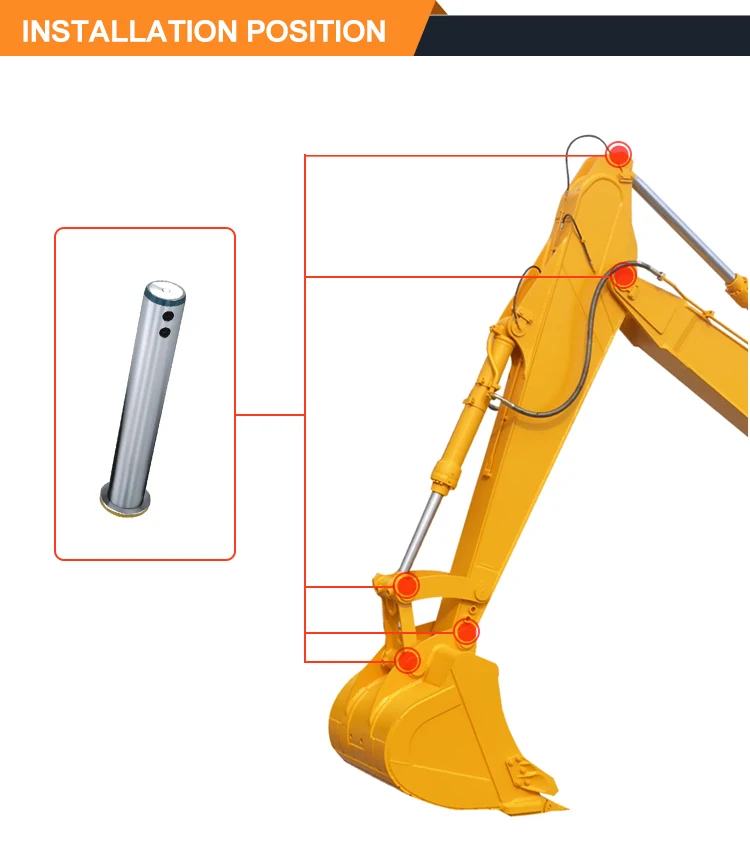 Various Sizes Complete 3-150 Tons Excavator Bucket Pin Alloy Wear ...