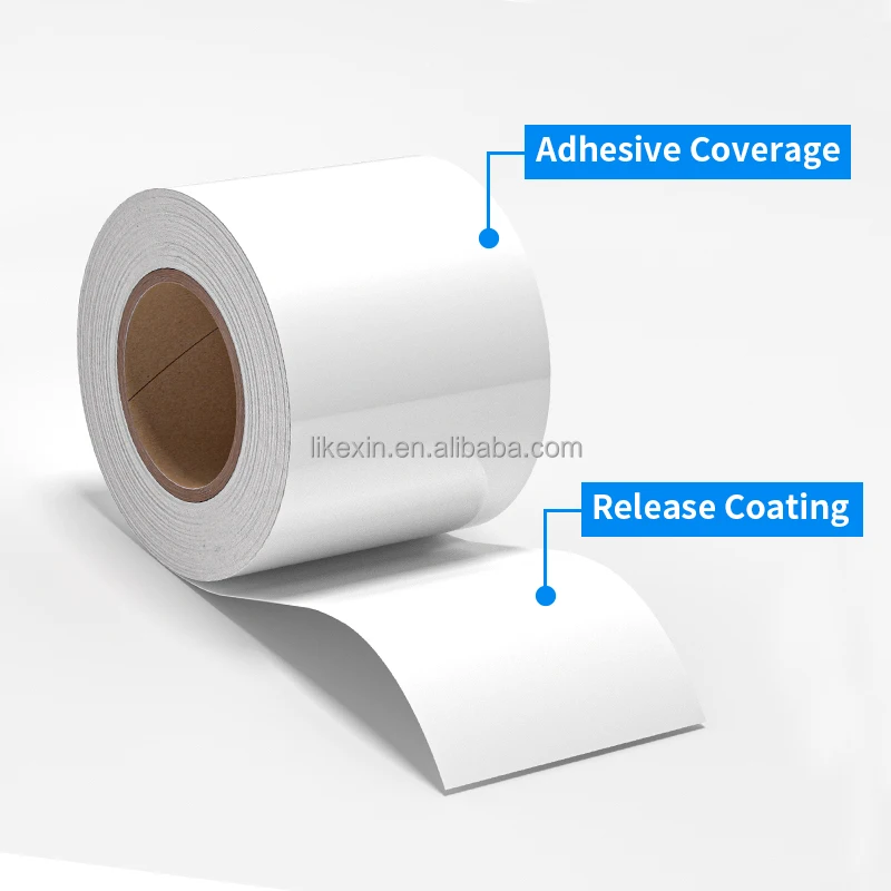 Liner Less Label Environmental Thermal Adhesive Label Waterproof Glossy ...