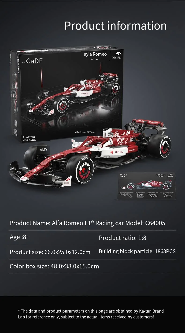 Build Your Dream Racing Car with Cada C64005 Brick Set