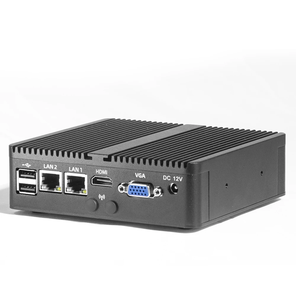Intel Alder Lake N100 N95 I3-N305 Fanless Industrial Desktop Computer 2LAN Thin Client PC ...