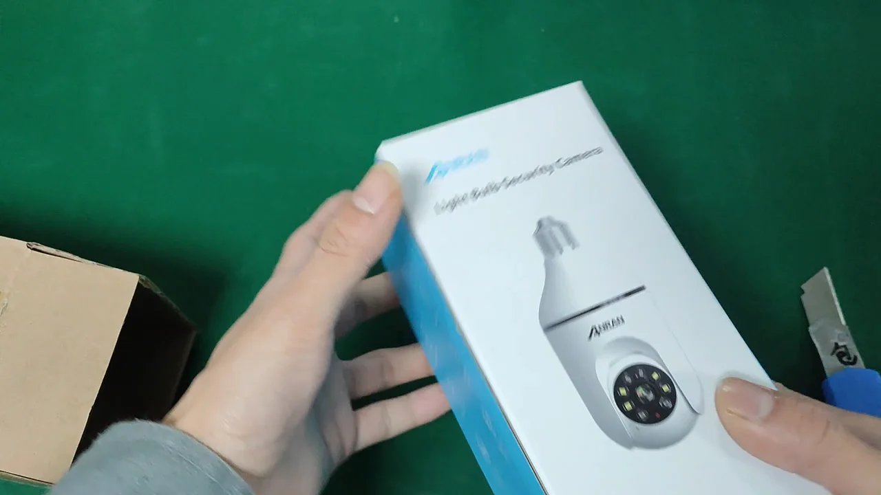 Anran Light Bulb E27 Socket 2mp 1080p Hd 2 Way Talk Home 2.4g Wifi ...