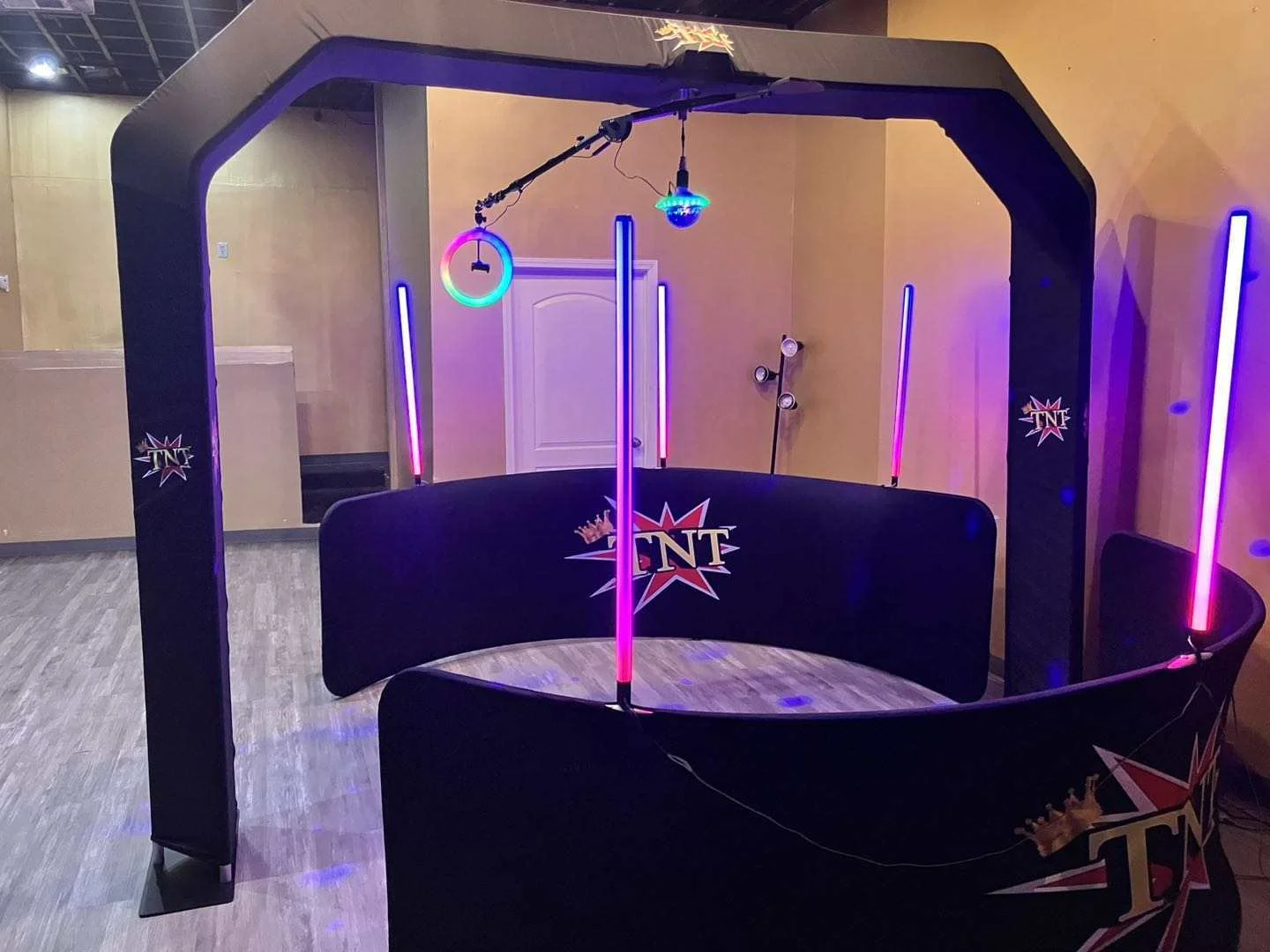 Automatic Overhead 360 Photo Booth Enclosure Portable Sky