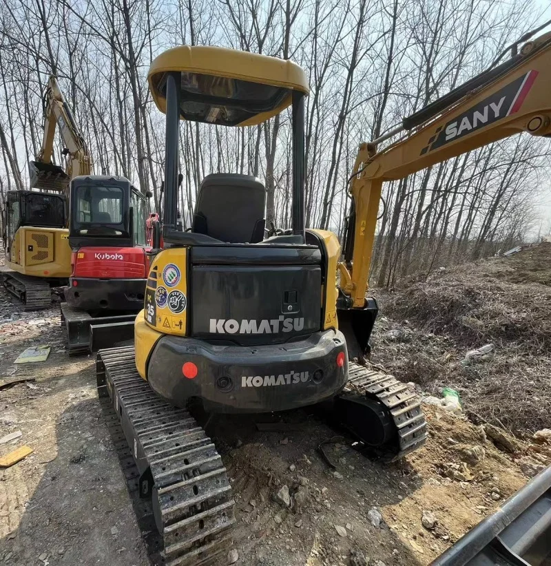 Used Excavators Mini Excavator Crawler Komatsu Pc70 Pc60 Pc35mr Pc55mr Pc56 Pc30 Used 3.5 Ton ...