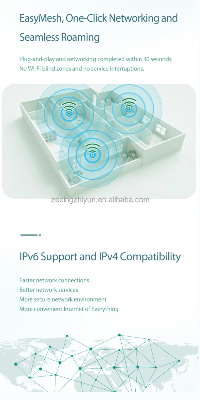 3000mbps Wifi 6 Mesh Router Dual Band Ax3000 Wifi 6 Universal Wide ...