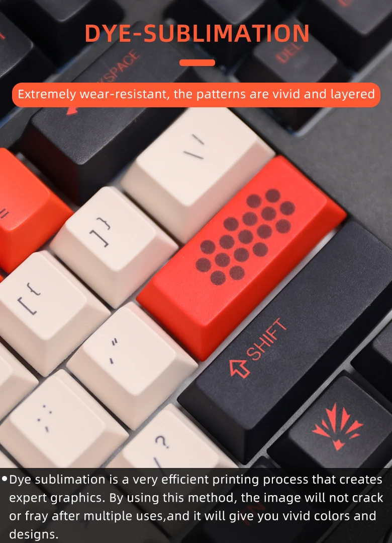 Hzgamer Carbon Keycaps,114keys Grey Oem Profile Mechanical Keyboard ...