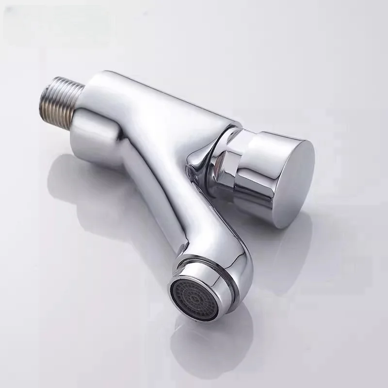 High Quality Auto-Stop Wall Mount Full Brass Self-Closing Tap ...