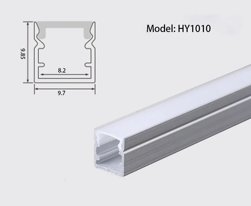 10x10mm LED Aluminum Profile - Efficient Lighting Solutions