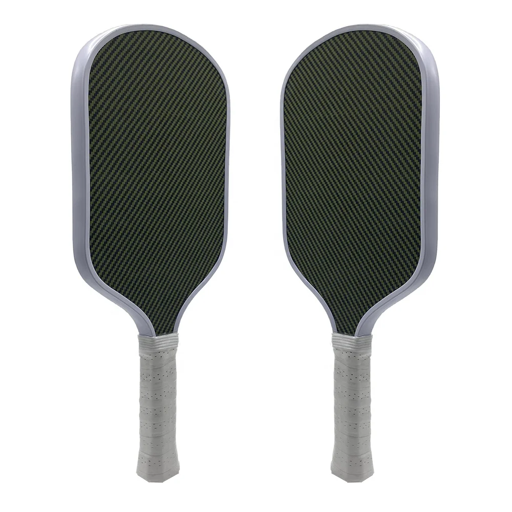 Popular Hybrid Shape Raw Texture Thermoformed 3K Kevlar Pickleball Paddle