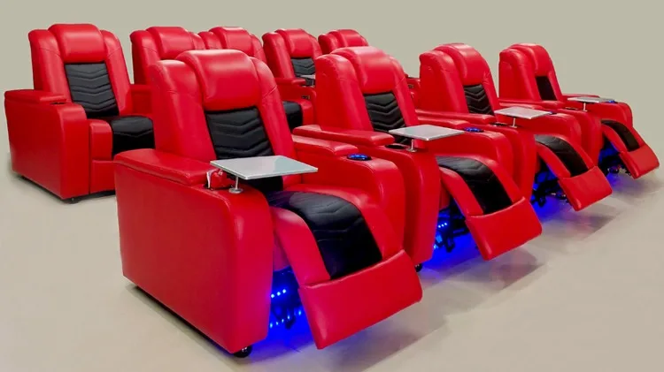Auditorium Seat Used In Theater Cinema Sofa Chair Luxury Power Theater ...