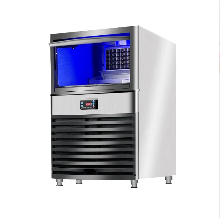 Commercial Ice Maker Machine 100kg/24h Ice Making Machine Ice Cube ...