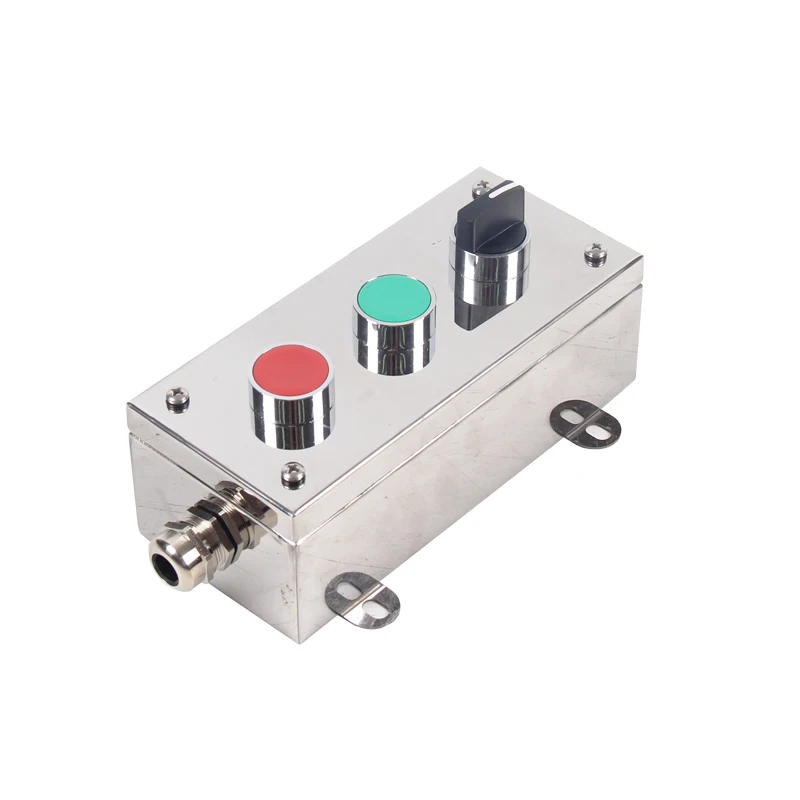 Ip66 Equipment Protection Emergency Stop Control Switch Push Button Box ...