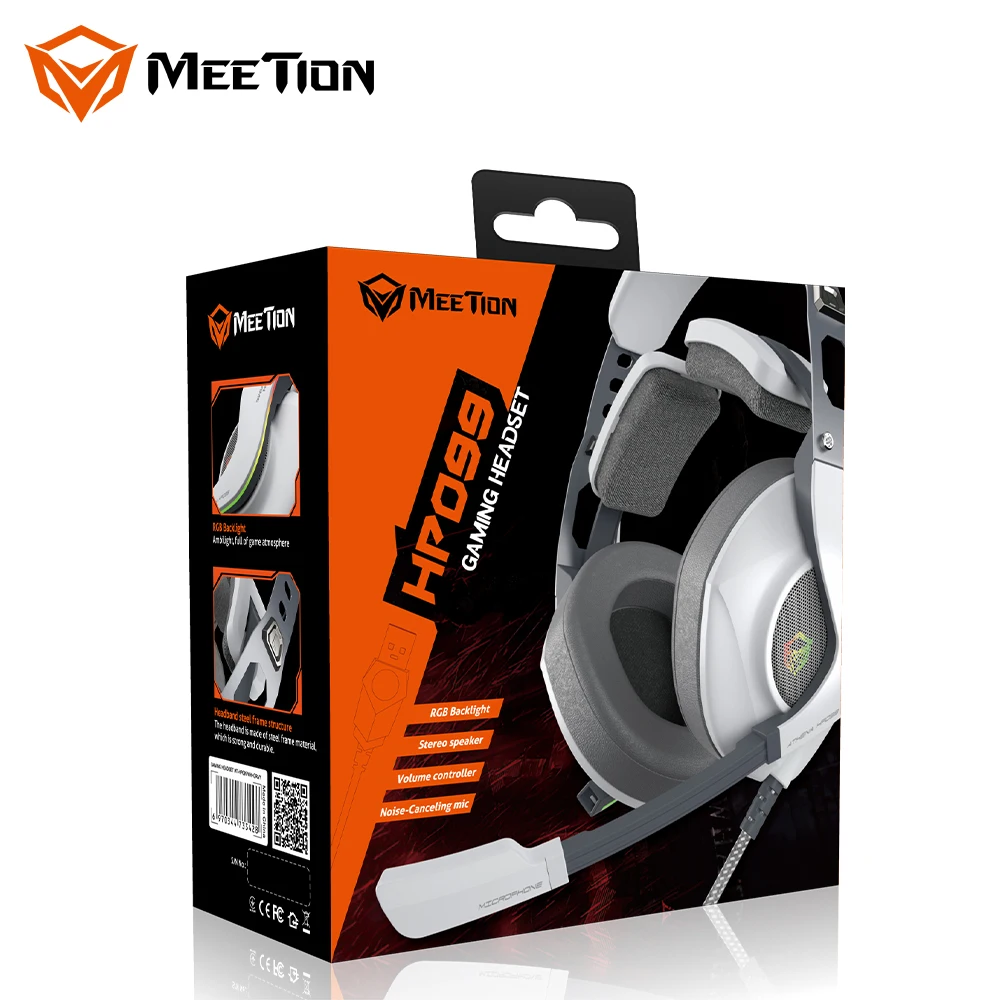 Meetion Mt-hp099 Wired Gaming Headphones Over Ear Game Headset Noise ...