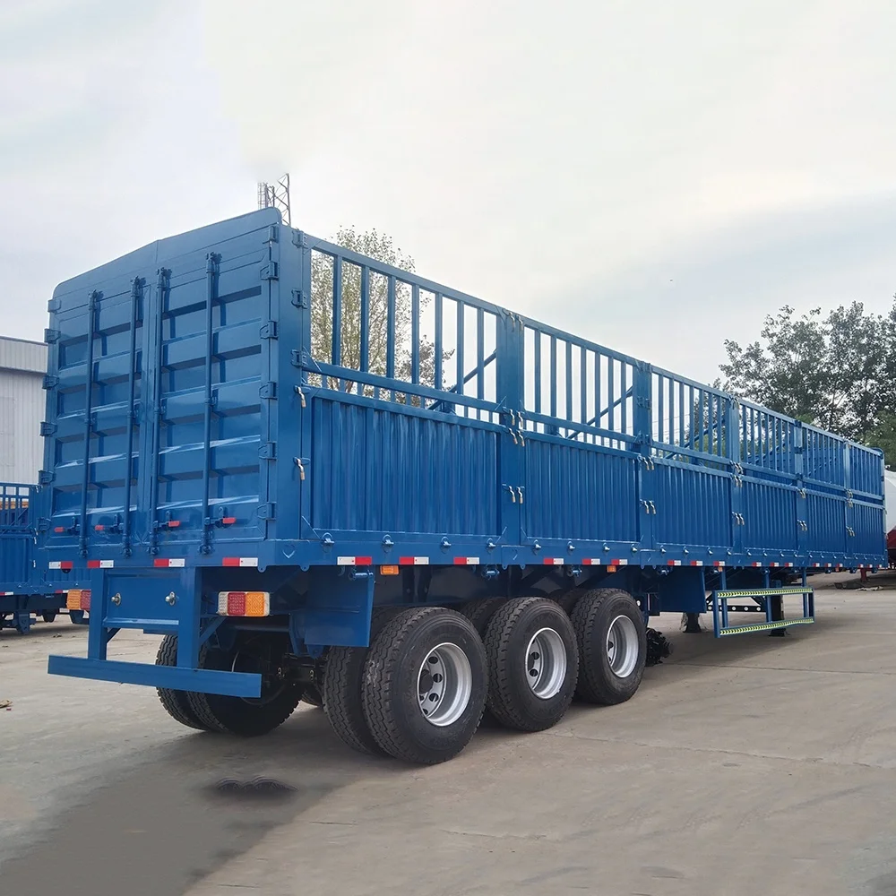 Alibaba.com: Cheap Price Fence Semi Trailer with Mass Loading Sides and ...