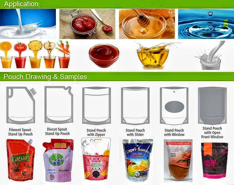 Premade Doypack Softener Automatic Liquid Filling Packing Machine Bags ...