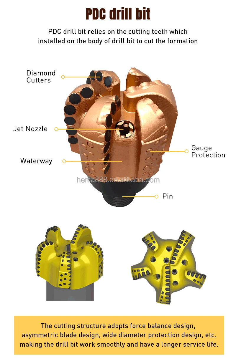 Hippo High Quality 155mm Dht Hammer Dht Hole Drilling Bits For Mining ...