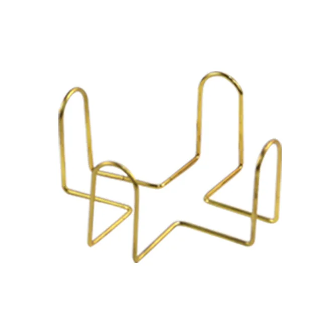 Qakai Stock Supply Cup Coasters Metal Holder - Gold Black