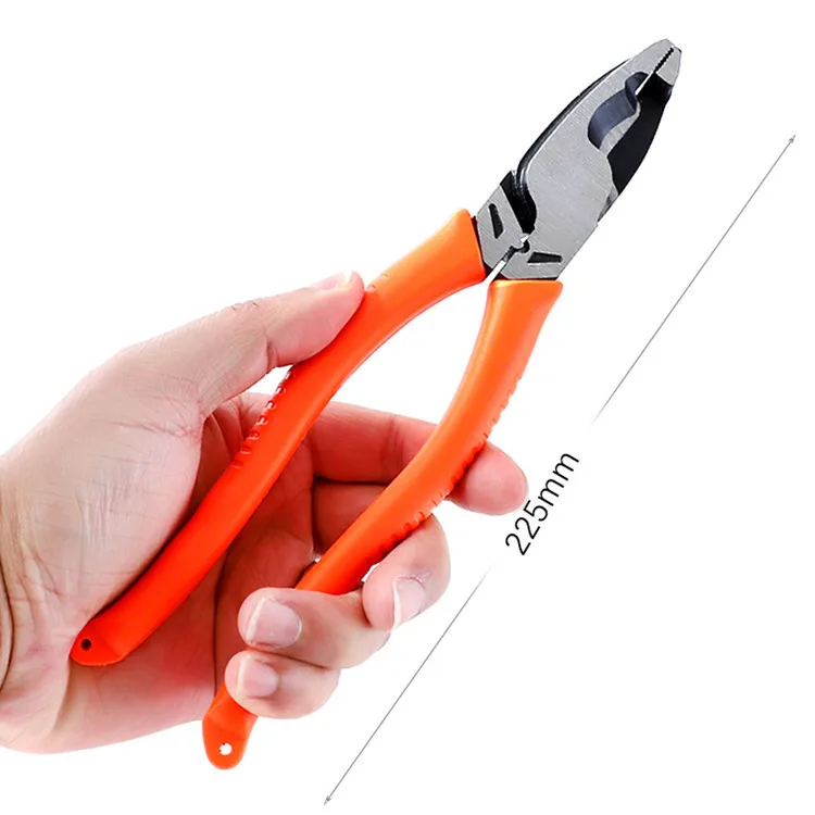 8inch Multifunctional Pliers Needle Nose Electric Welding Pliers Carbon ...