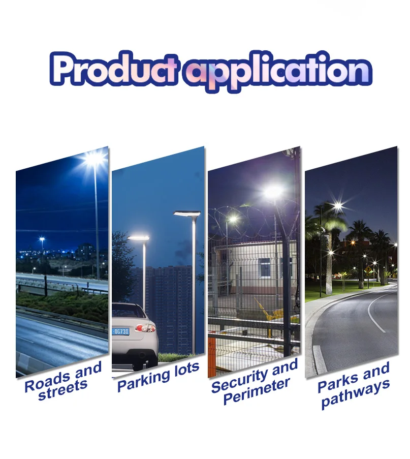 Die-casting Aluminum Adjustable Angle Ip66 Streetlight Parking Lot ...