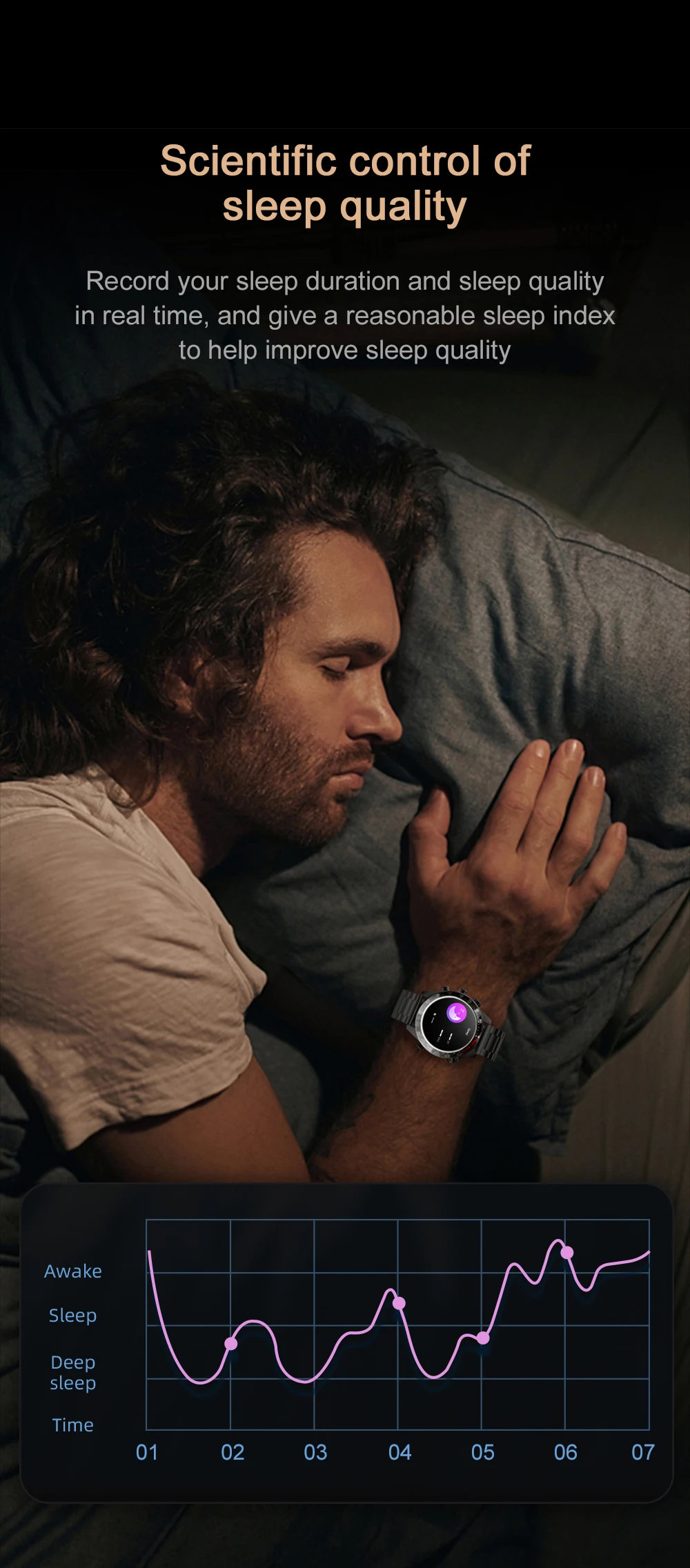 GAOKE CT11 Smart Watch - Luxury with 1.43 AMOLED Display