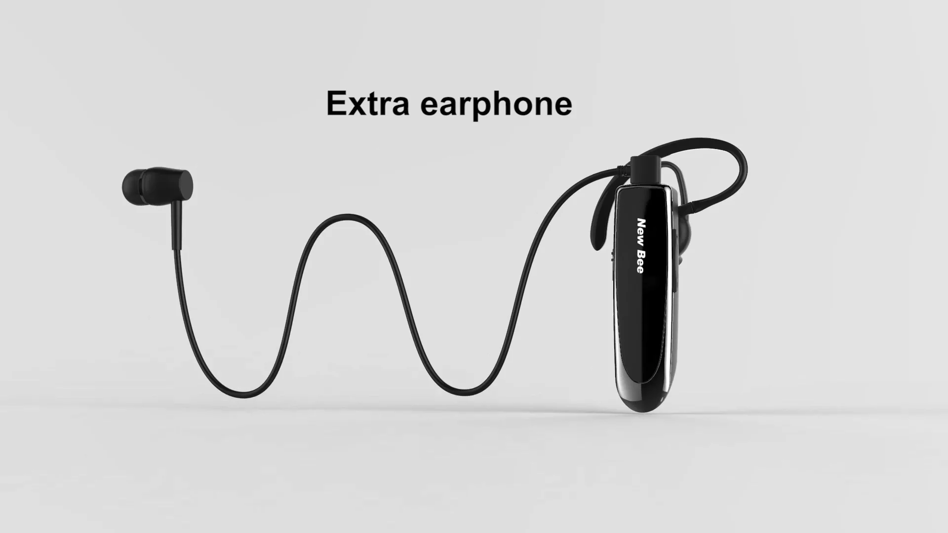 Hd Voice Hands-free Ear Hook Wireless Headphone In-ear Bluetooth ...