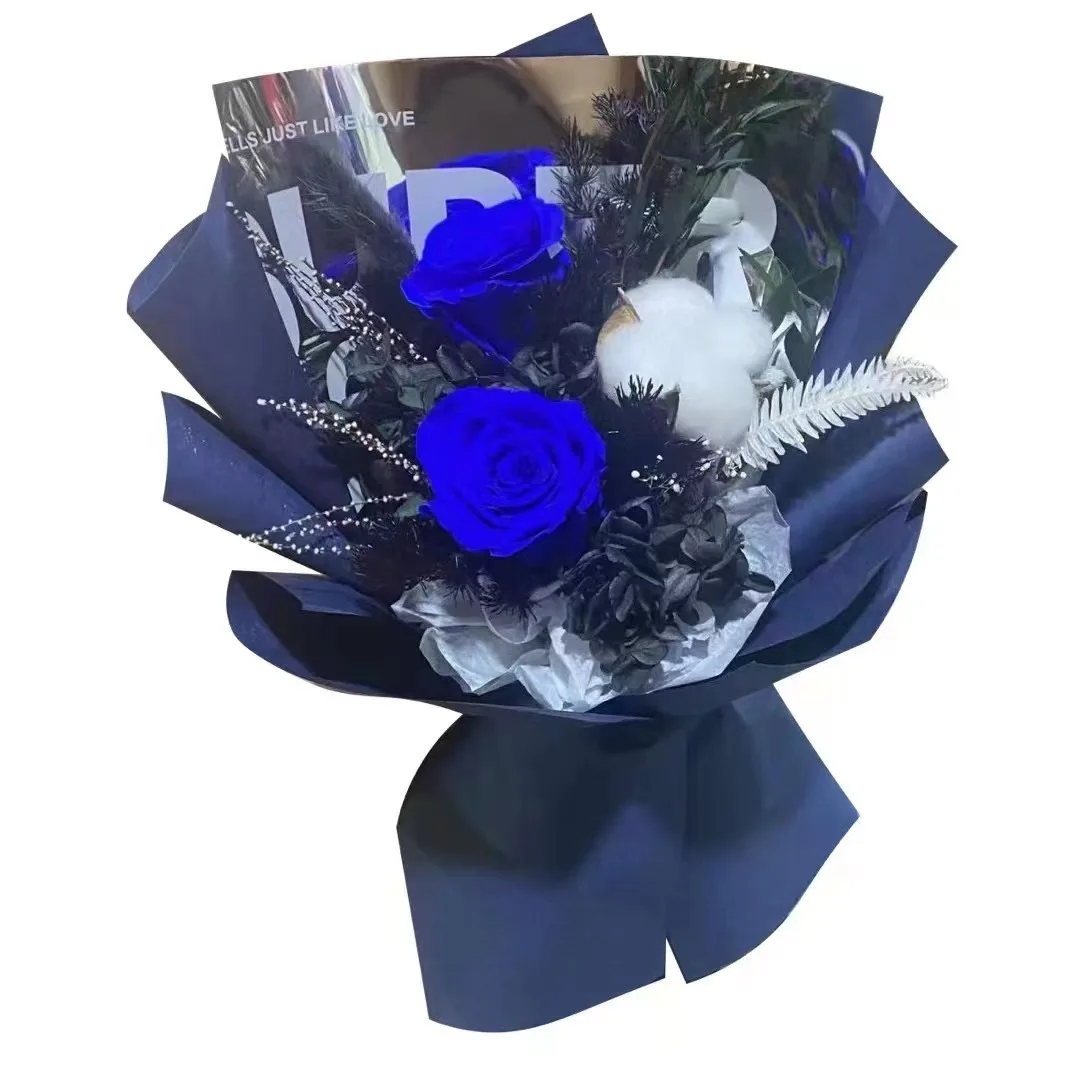 Wholesale Beautiful Eternal Natural Rose Flower Bouquet Love Languages ...