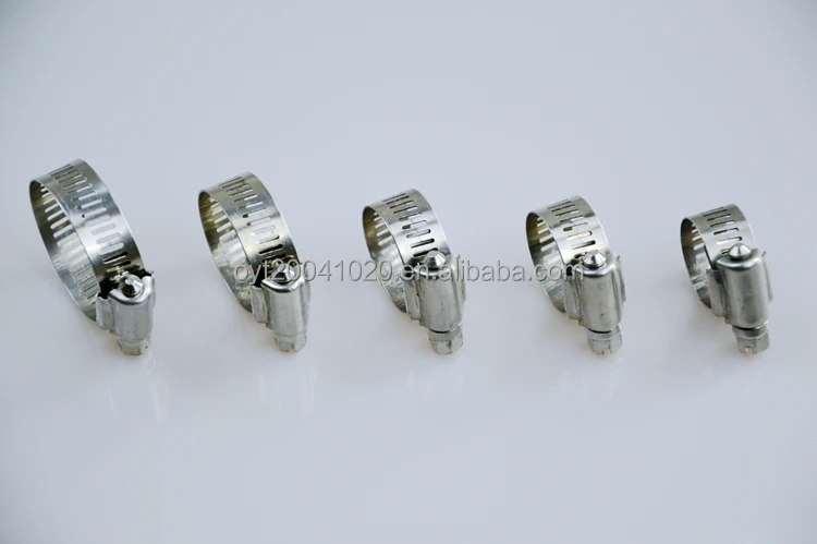 Sus304 Stainless Steel Worm Gear Hose Clamps - Buy 1-13/16" - 2-3/4 ...