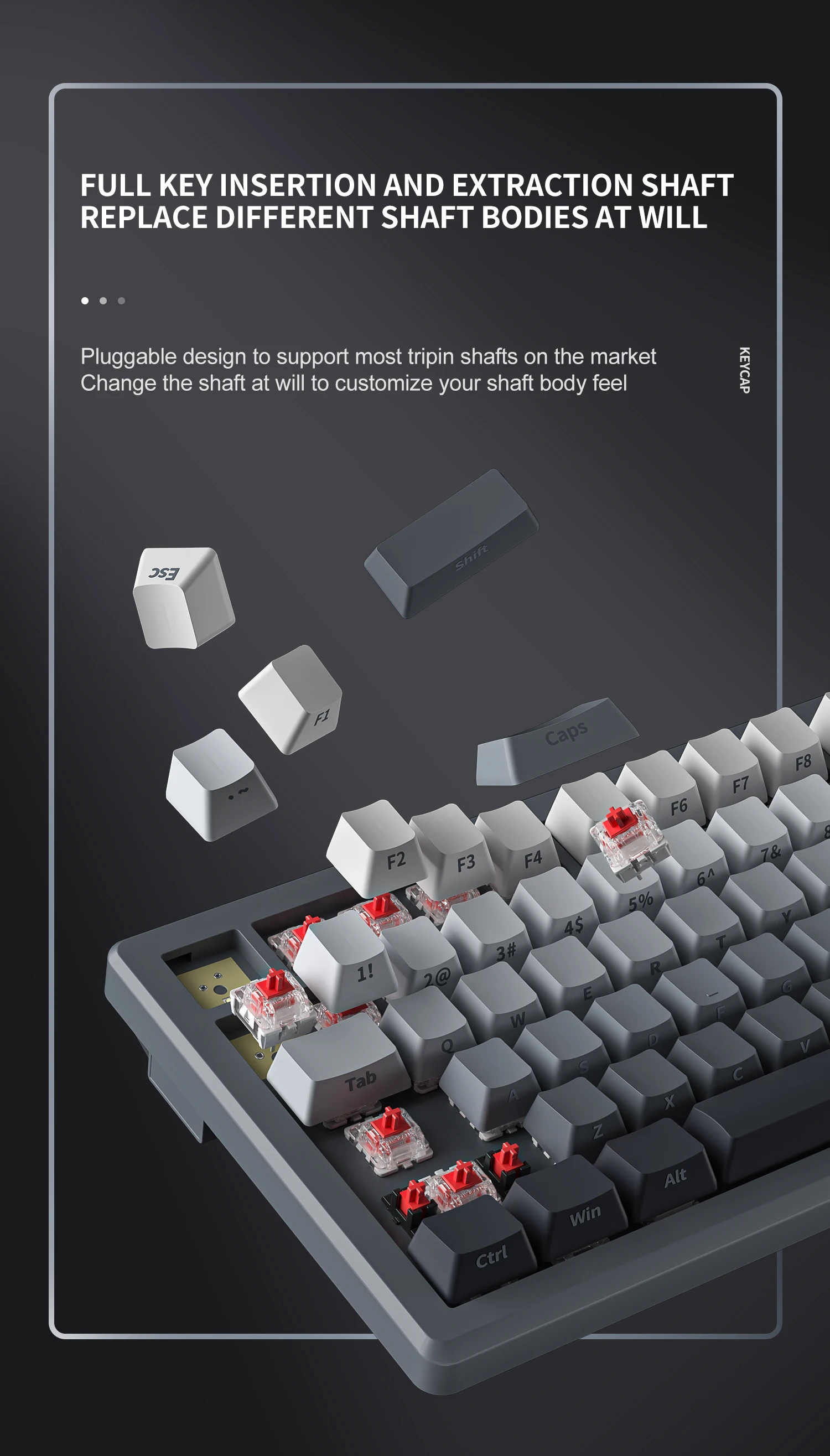 K99 Gaming Mechanical Keyboard - Hot Swappable PBT Keycaps