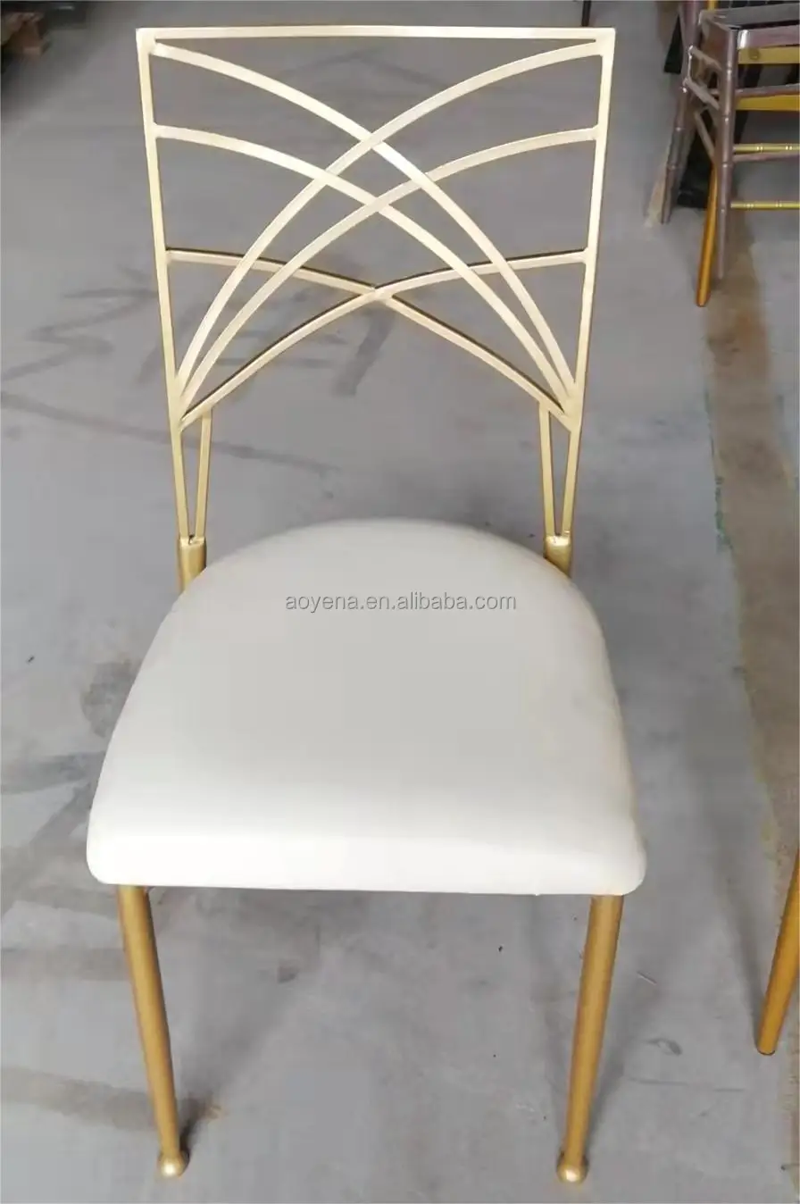 Modern Iron Cross Back Chair Beautiful Chiavari Style For Wedding ...