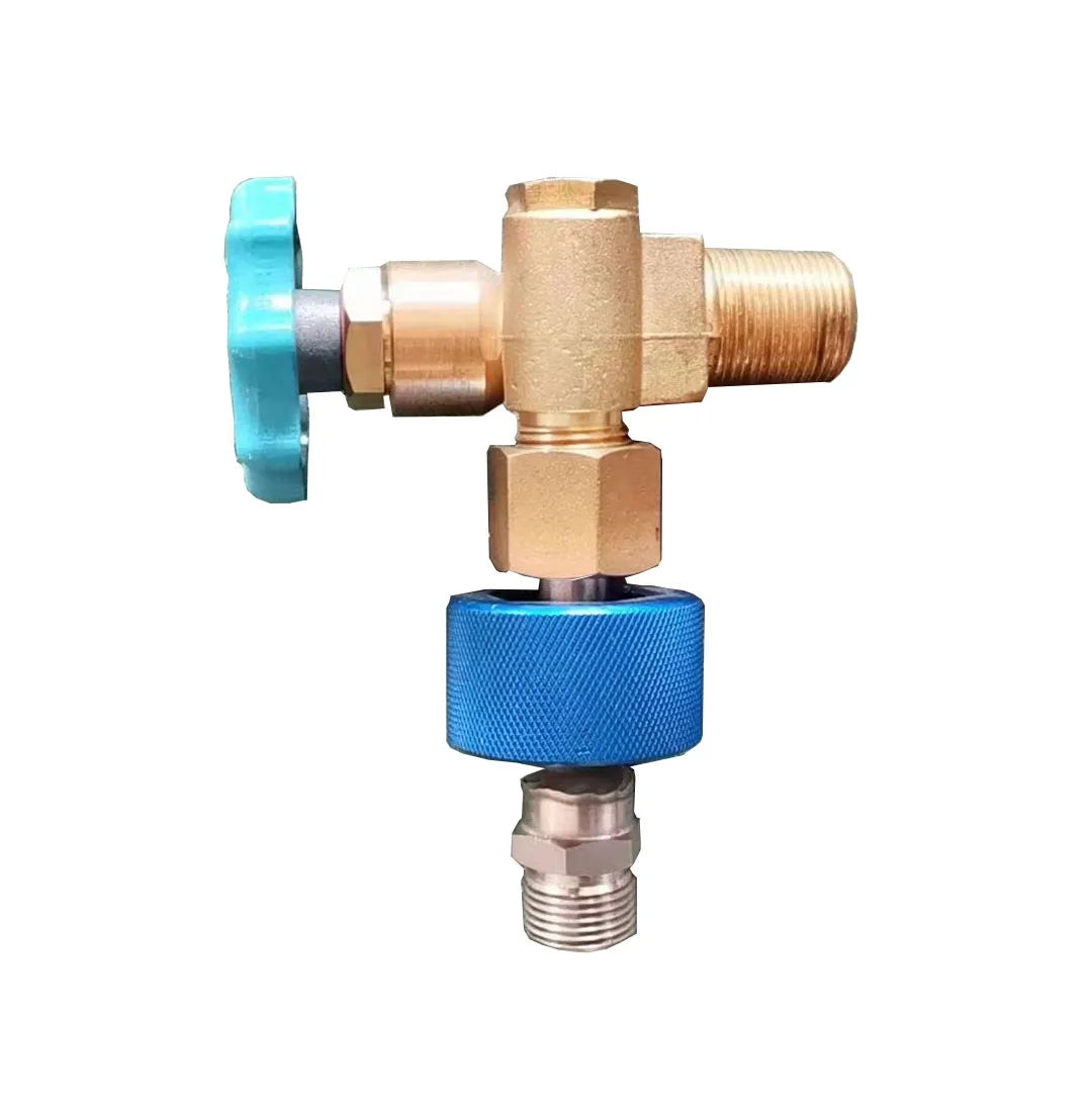 Gas Cylinder Valve Qf-40b Qf-40 Brass Carbon Dioxide Liquefied Cylinder ...
