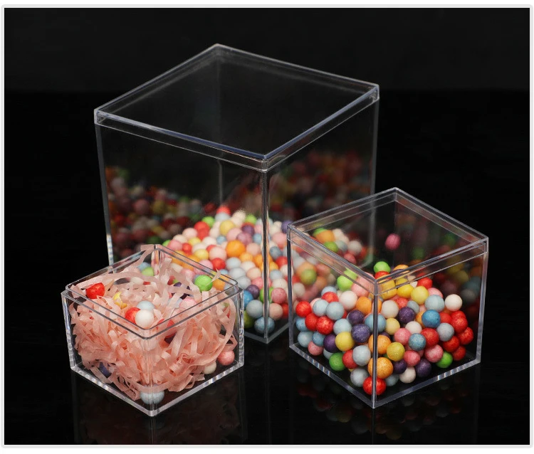 Clear Acrylic Boxes - Perfect for Displaying Candy & Gifts