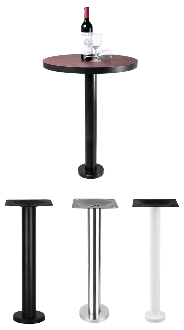 High Quality Stainless Steel Leg Single Stand Round Base Metal Leg Use ...