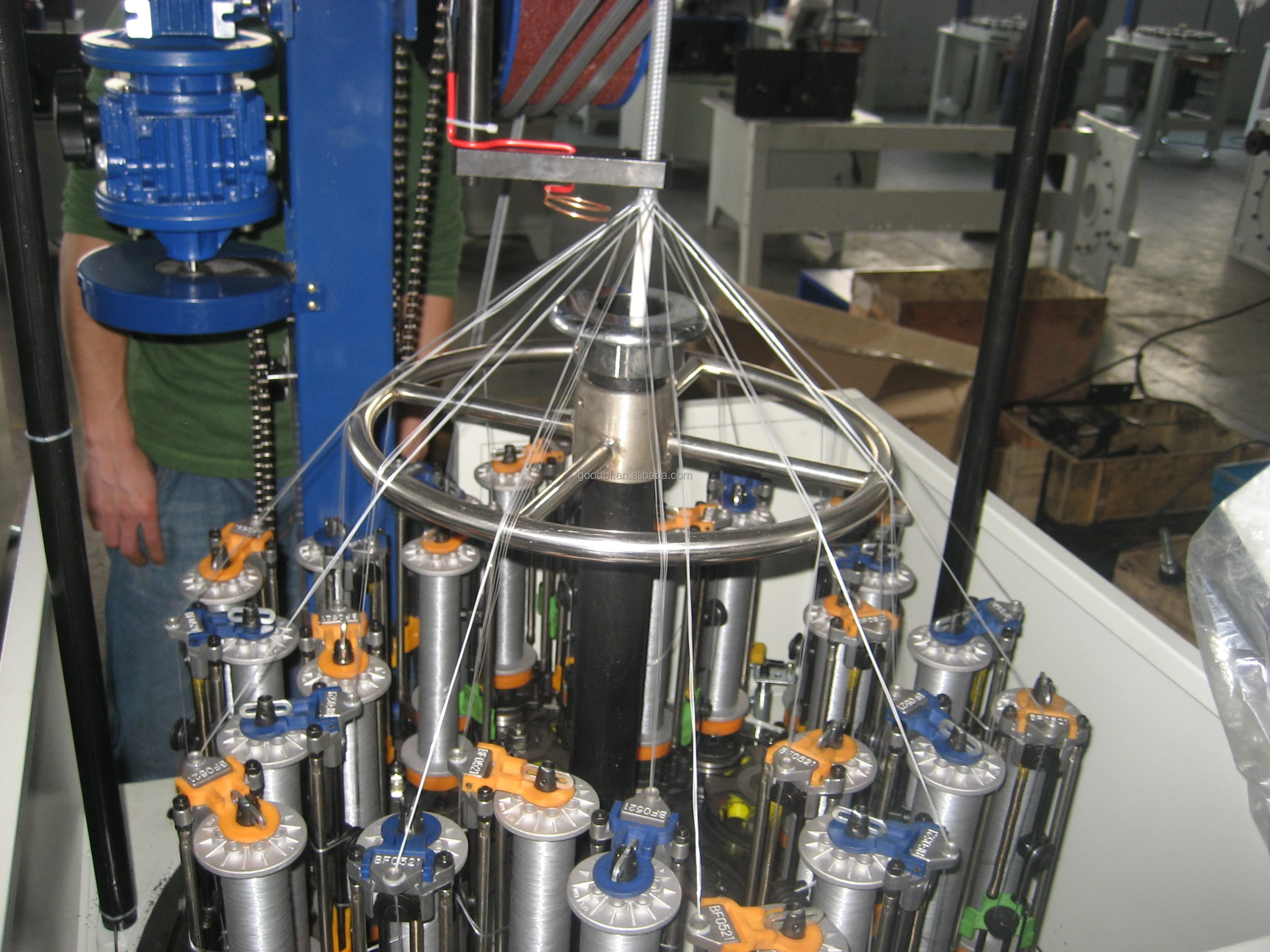 Automatic Vertical High Pressure Hydraulic Tube Braiding Machine