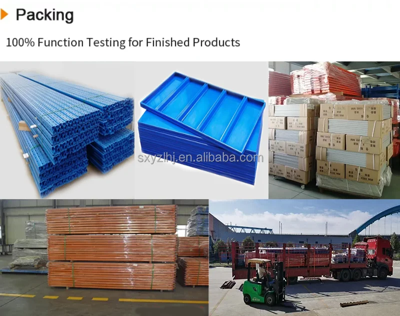 Heavy Duty Warehouse Storage Steel Metal Stacking Racking Movable Post ...