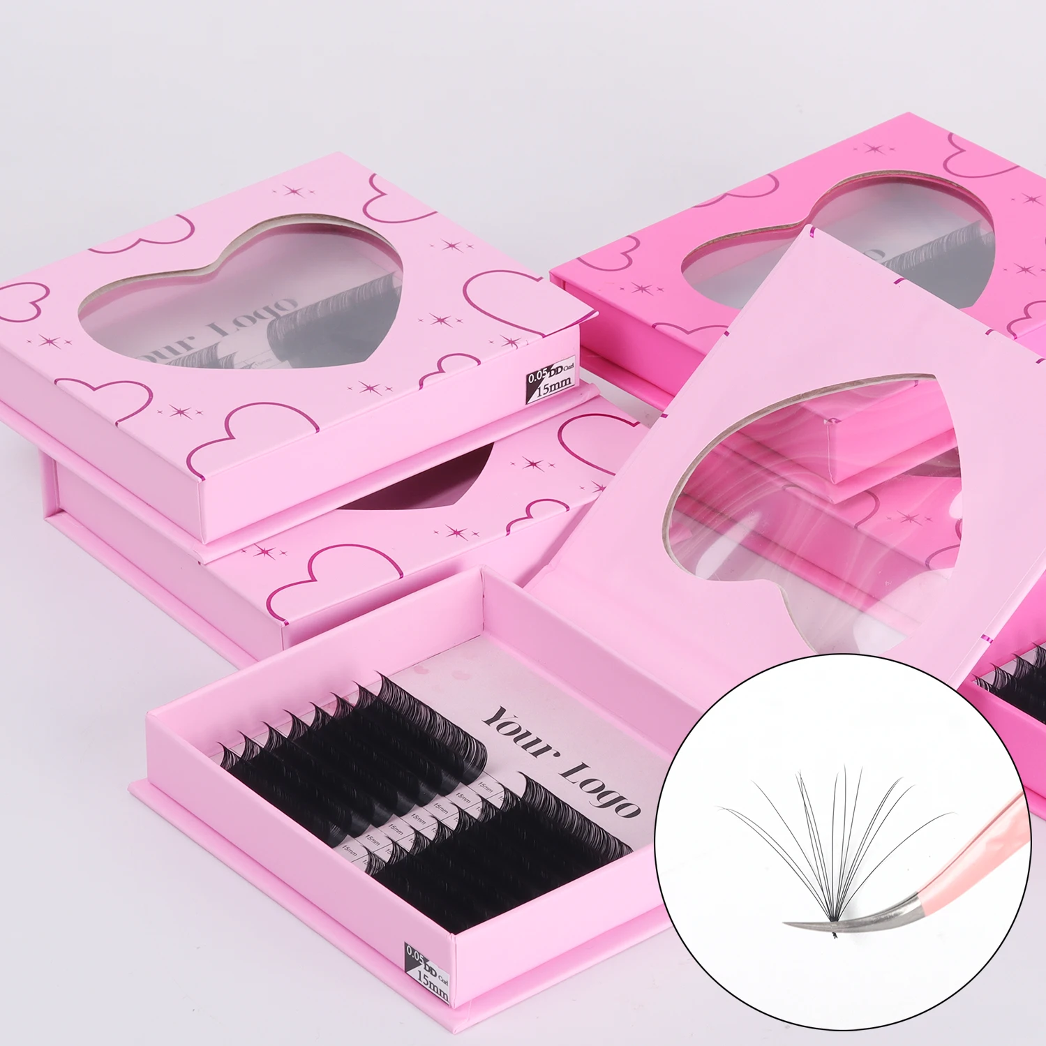 New Arrival Private Label Anime Comic Lash Extension Cartoon Natural ...